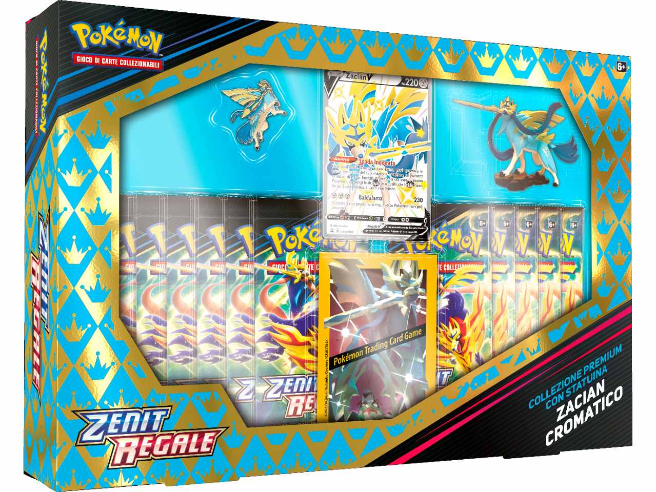 BONSAGLIO - GAMEVISION PK60283 POKEMON PREMION ZACIAN CON ZENIT REGALE