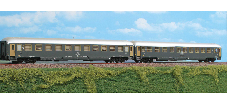 BONSAGLIO - ACME 55229 SET DUE CARROZZE A CUCCETTE