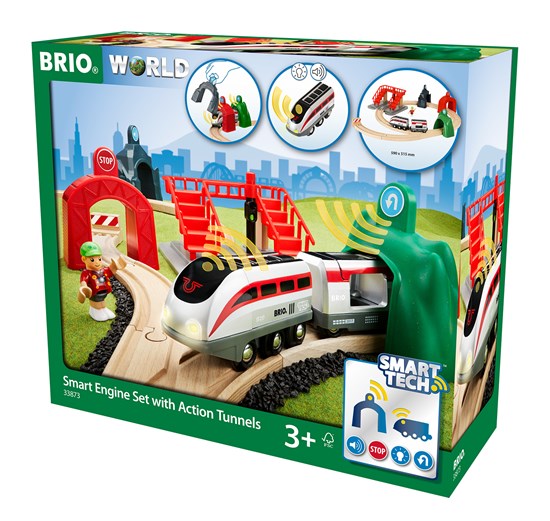 BONSAGLIO - BRIO 33873 SMART TECH SET LOCOMOTIVA INTELLIGENTE CON ...
