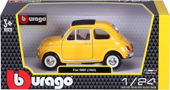 BONSAGLIO - BURAGO 90610 FIAT 500F GIALLA (1965) SCALA 1/24