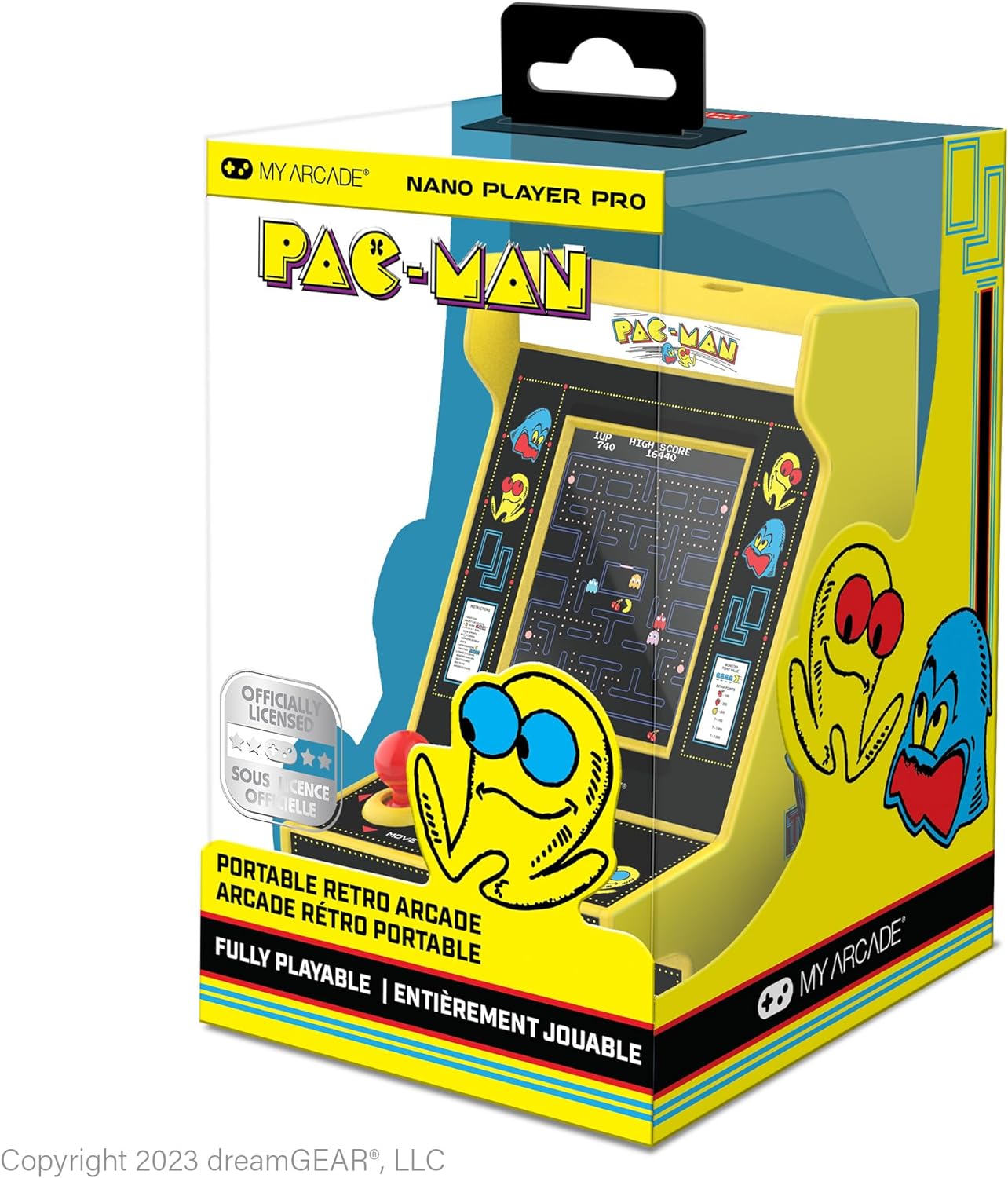 BONSAGLIO - ARCADE A4196 NANO PLAYER 4.8" PAC MAN PORTABLE RETRO ARCADE
