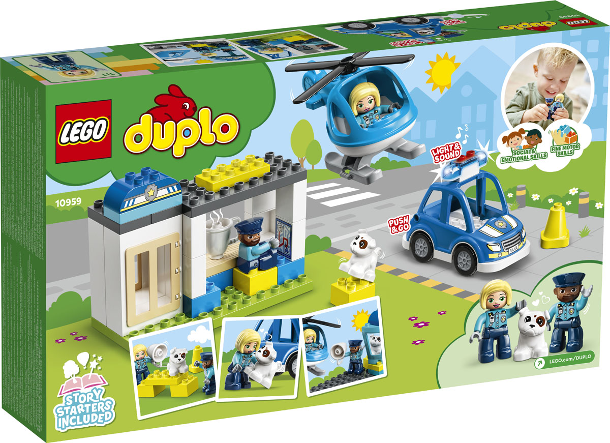 BONSAGLIO - LEGO 10959 STAZIONE DI POLIZIA ED ELICOTTERO DUPLO