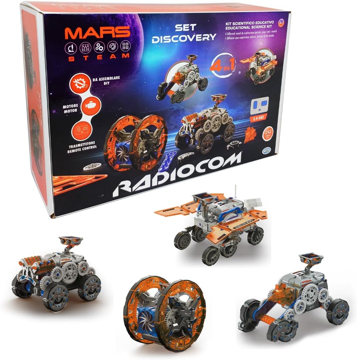 BONSAGLIO - ODS 40966 MARS STEAM SET DISCOVERY MEZZI ROBOT